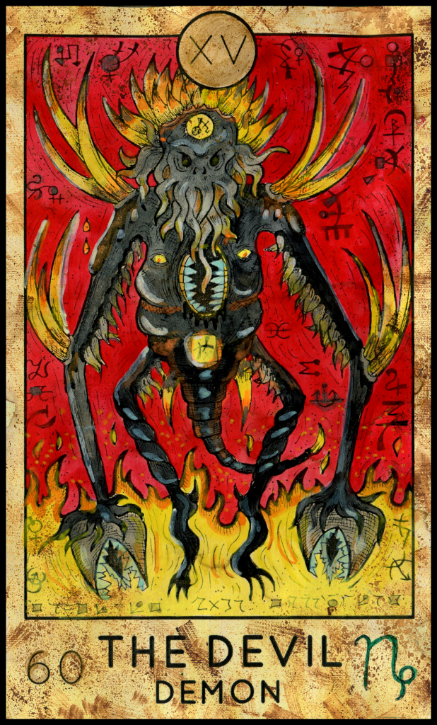 Tarot Oracle Answer: The Devil (Fantasy Deck)